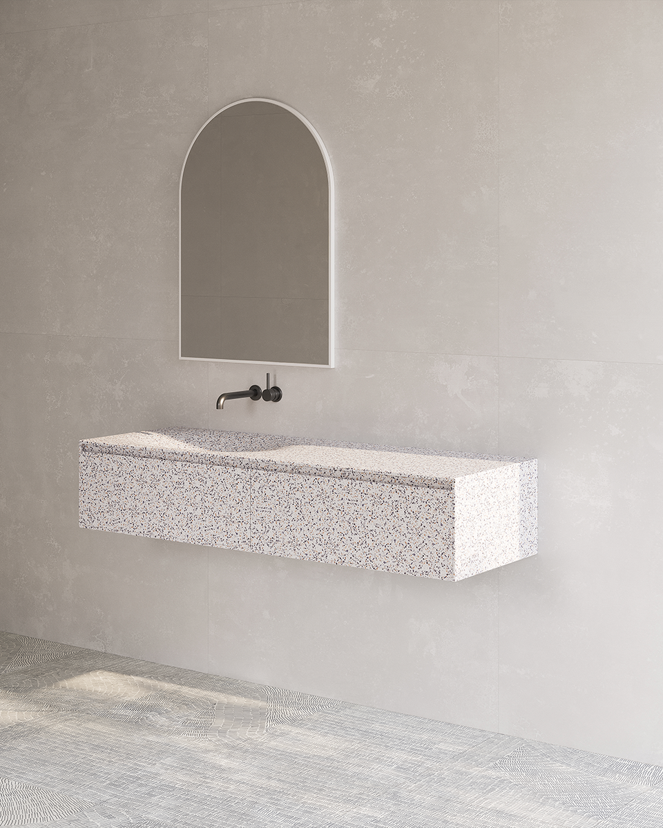 ZOE Vanity | Seamless Resin Floating Vanity | Australian-Made – Studio xOx