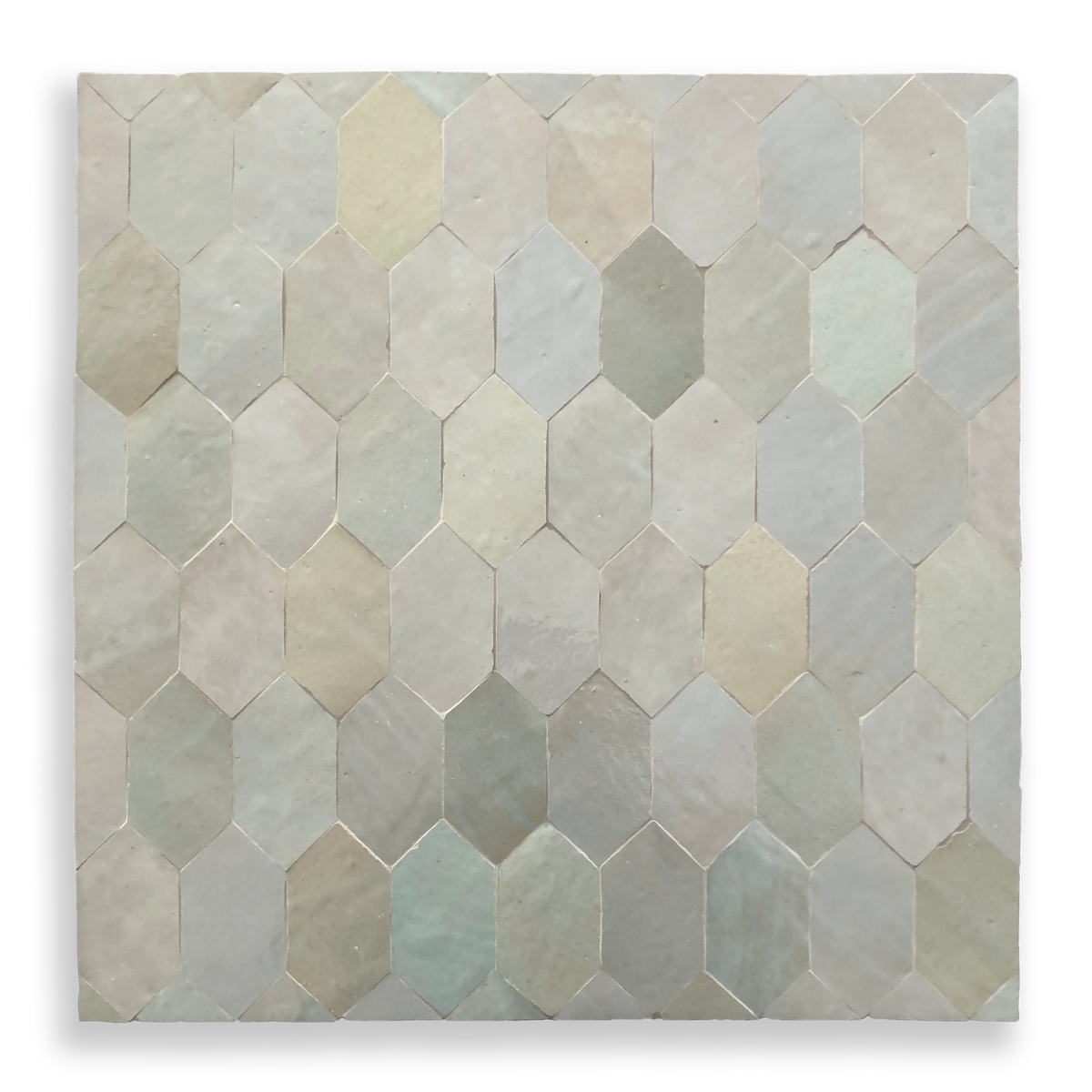 Sage Long Hexagon Tile – Studio xOx