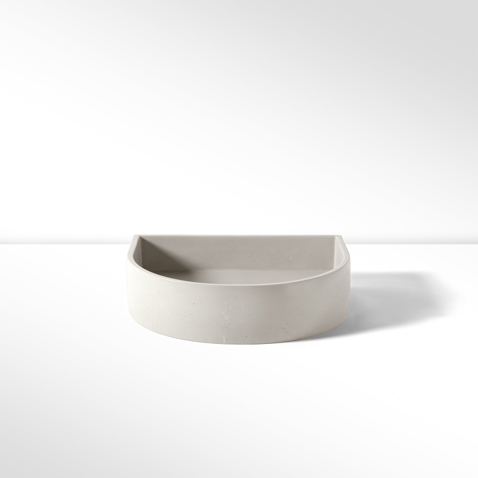 Concrete Polished Half Moon Basin – Studio xOx