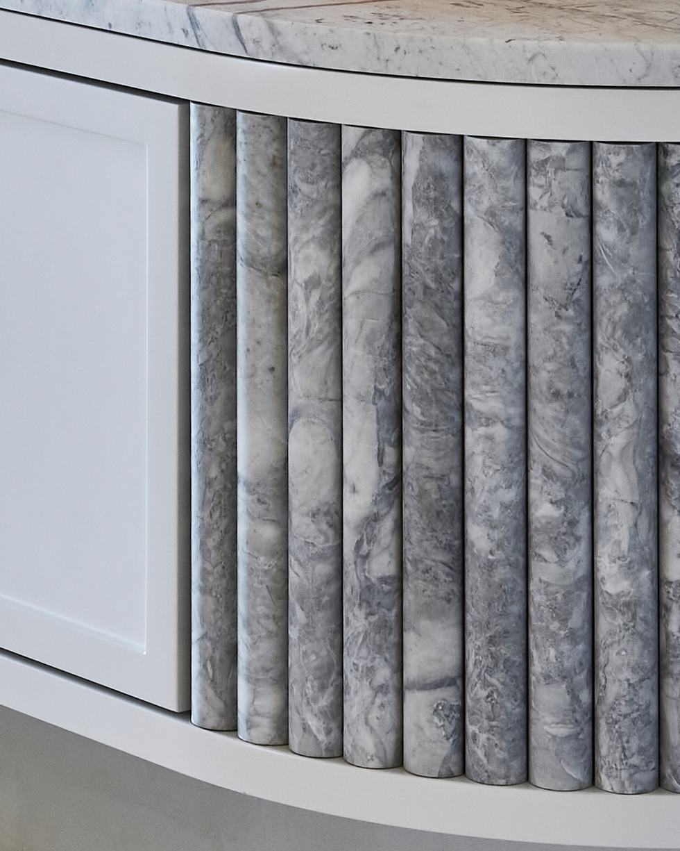 Mia Vanity | Australian-Made | Fluted Natural Stone Detail – Studio xOx